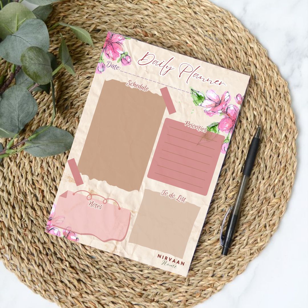 Pink Notepad – NIRVAAN HOME